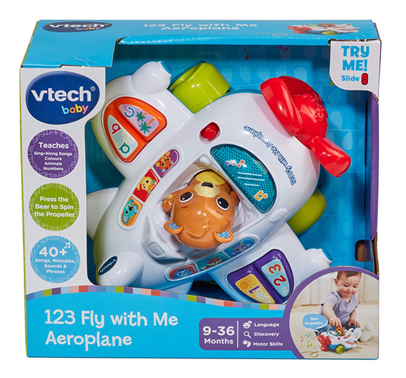 Vtech play 2025 and learn aeroplane